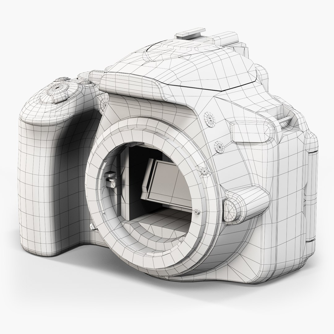 Nikon D5500 3d Model