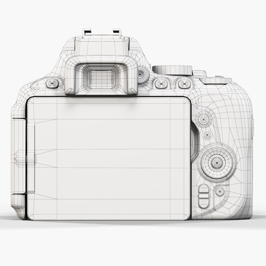 Nikon D5500 3d Model