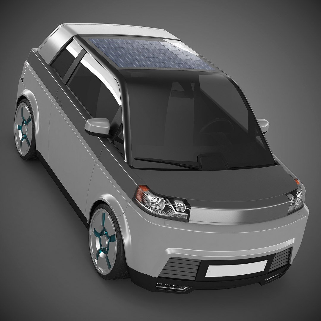 3d Small Electric Car Model