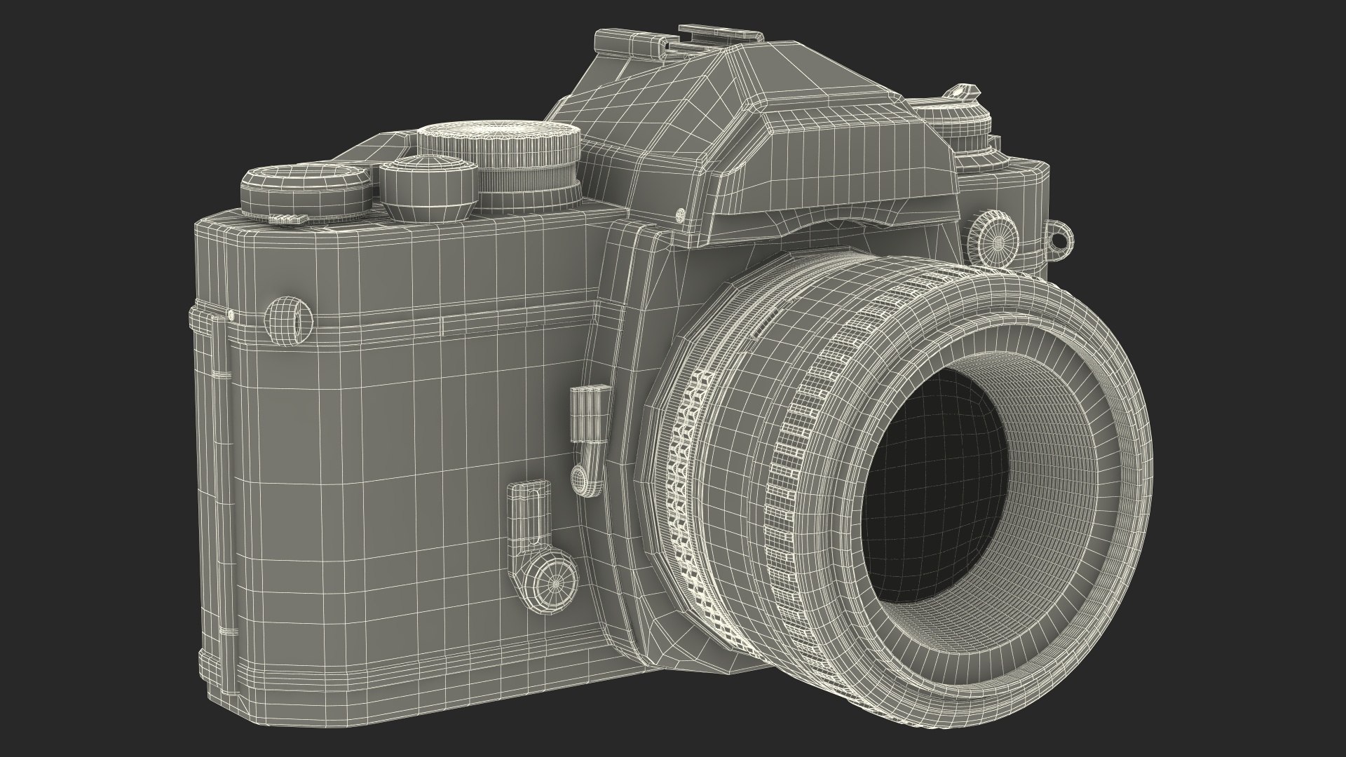 Vintage 35mm Film Camera 3D Model - TurboSquid 2146924