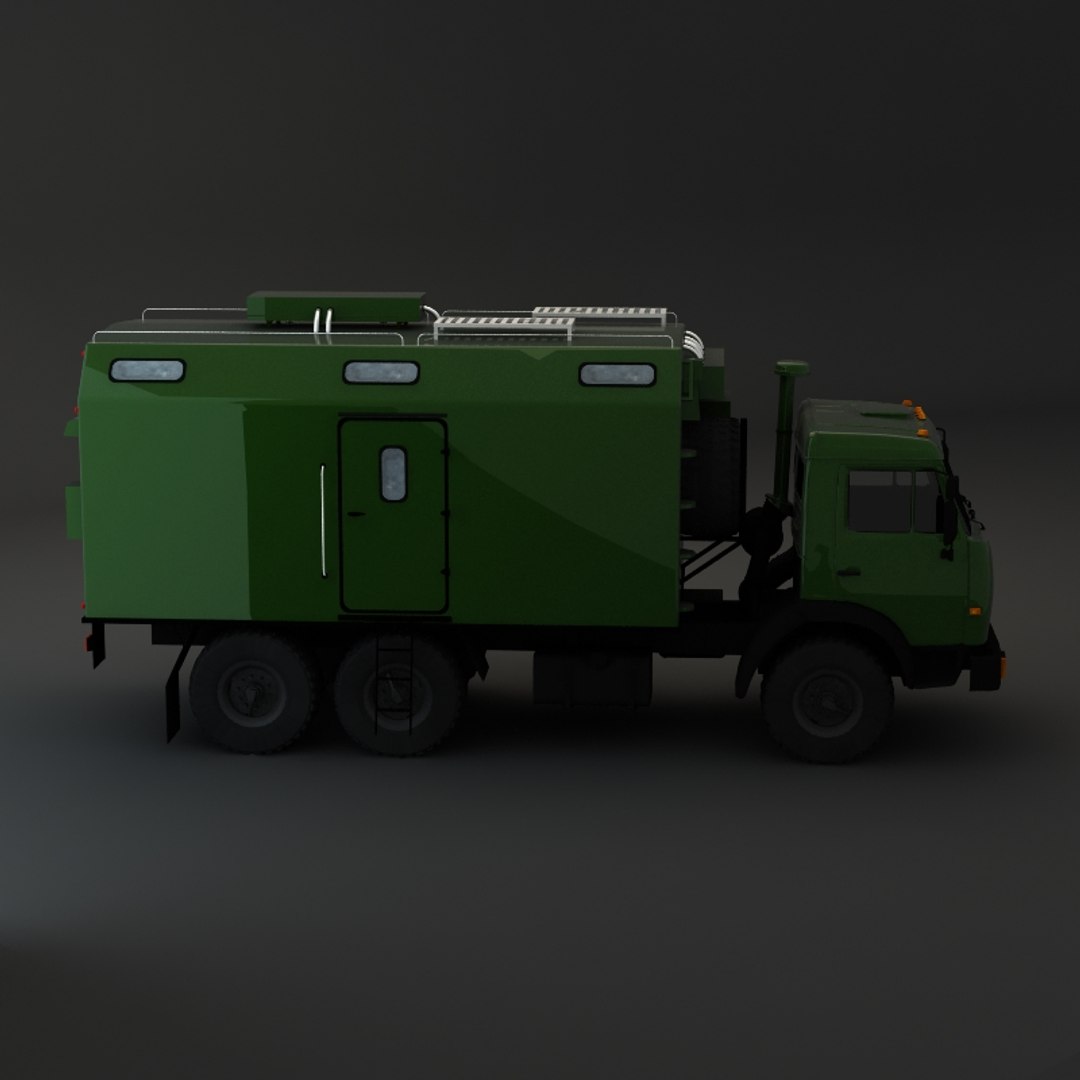 Kamaz Maz Army 3d 3ds