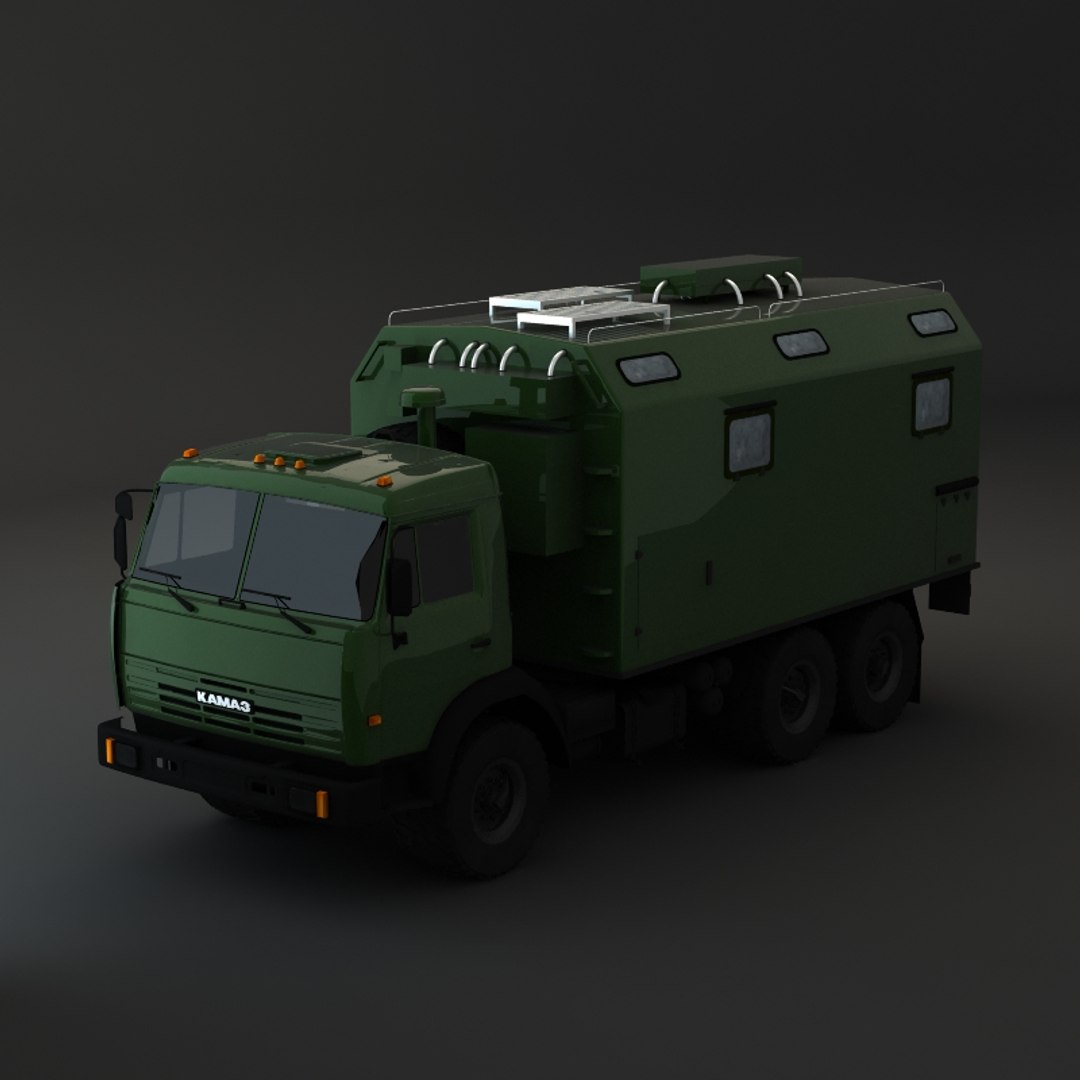 Kamaz Maz Army 3d 3ds