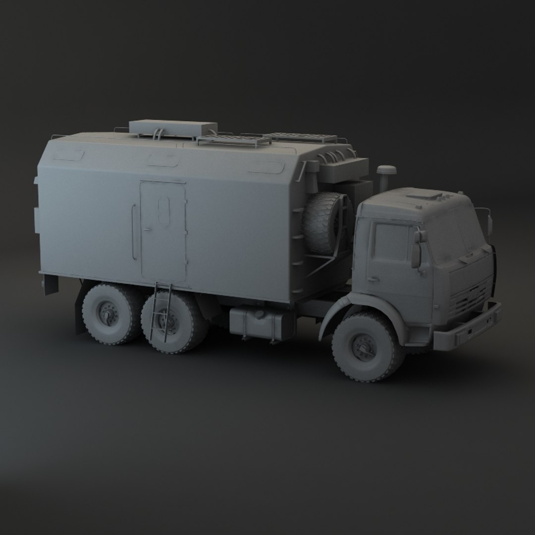 Kamaz Maz Army 3d 3ds