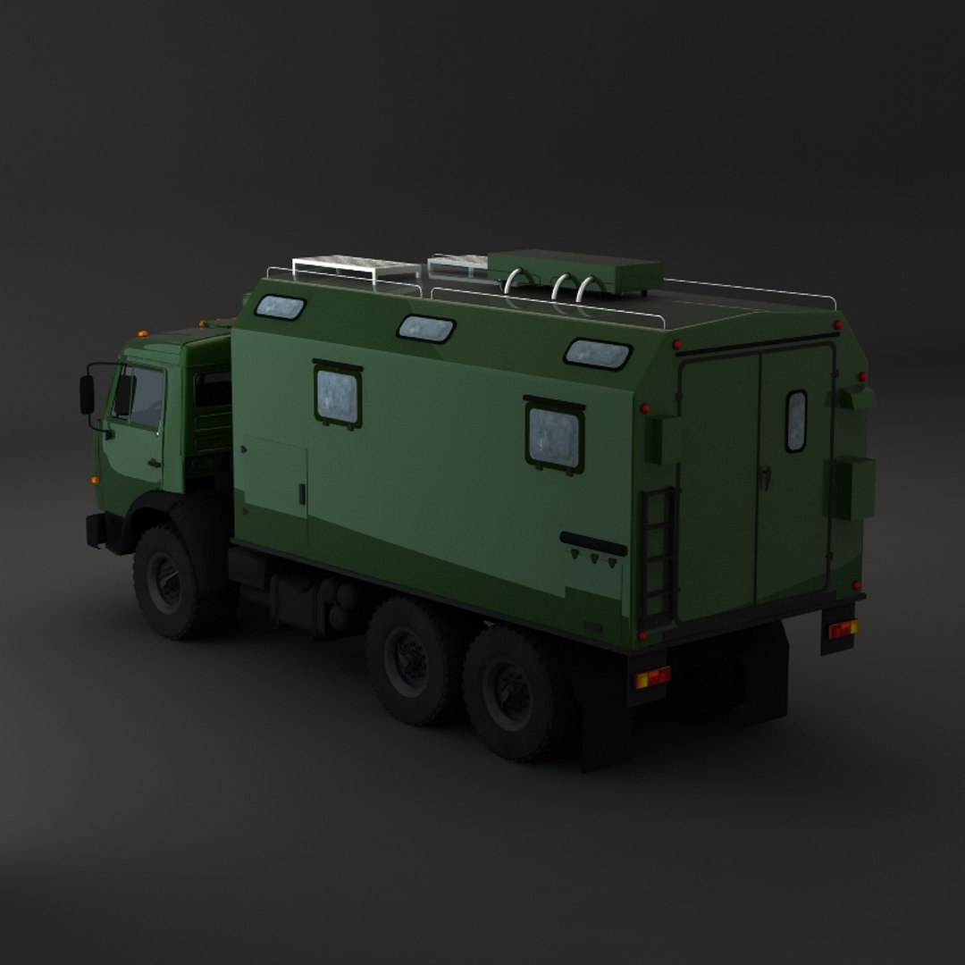 Kamaz Maz Army 3d 3ds