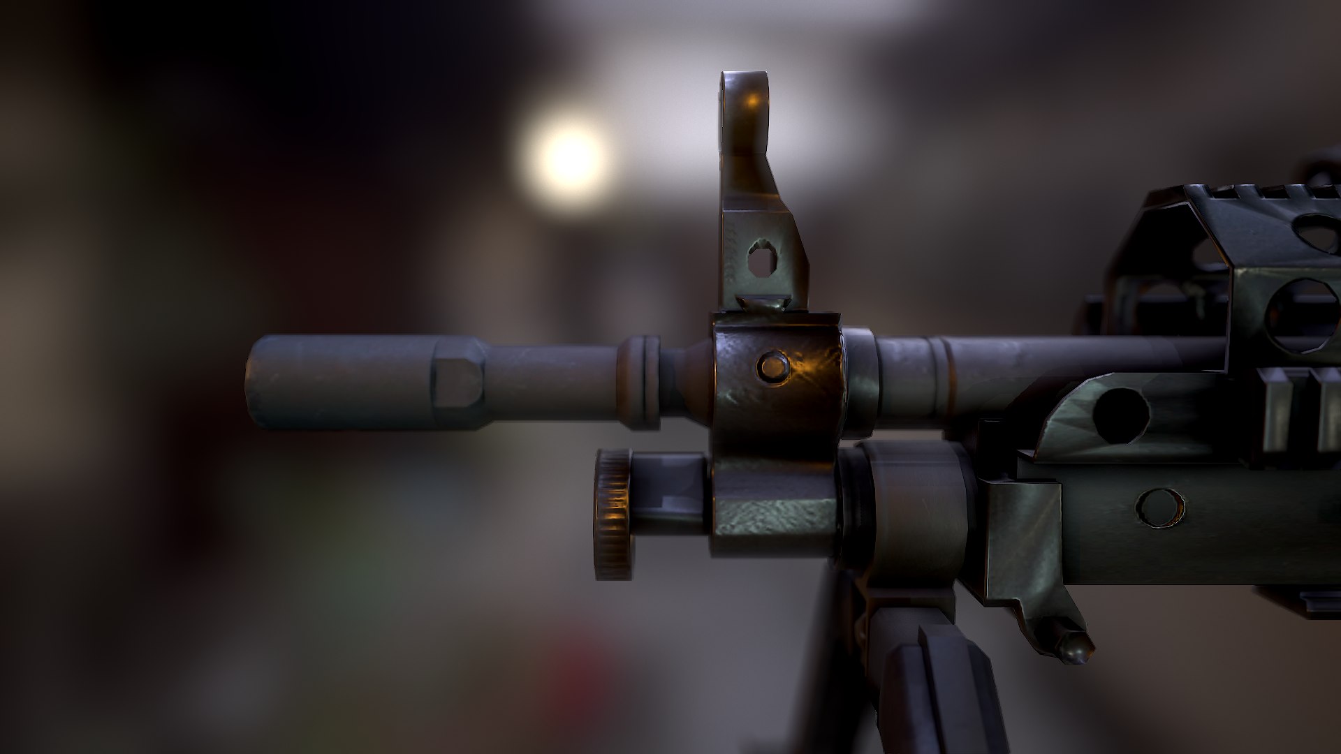 3D M249 PBR Game ready low-poly - TurboSquid 1808915