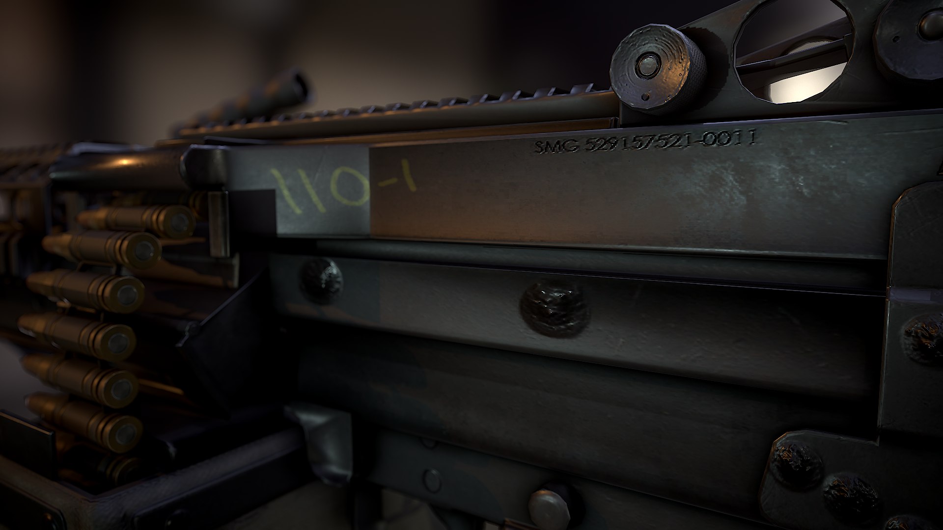 3D M249 PBR Game ready low-poly - TurboSquid 1808915