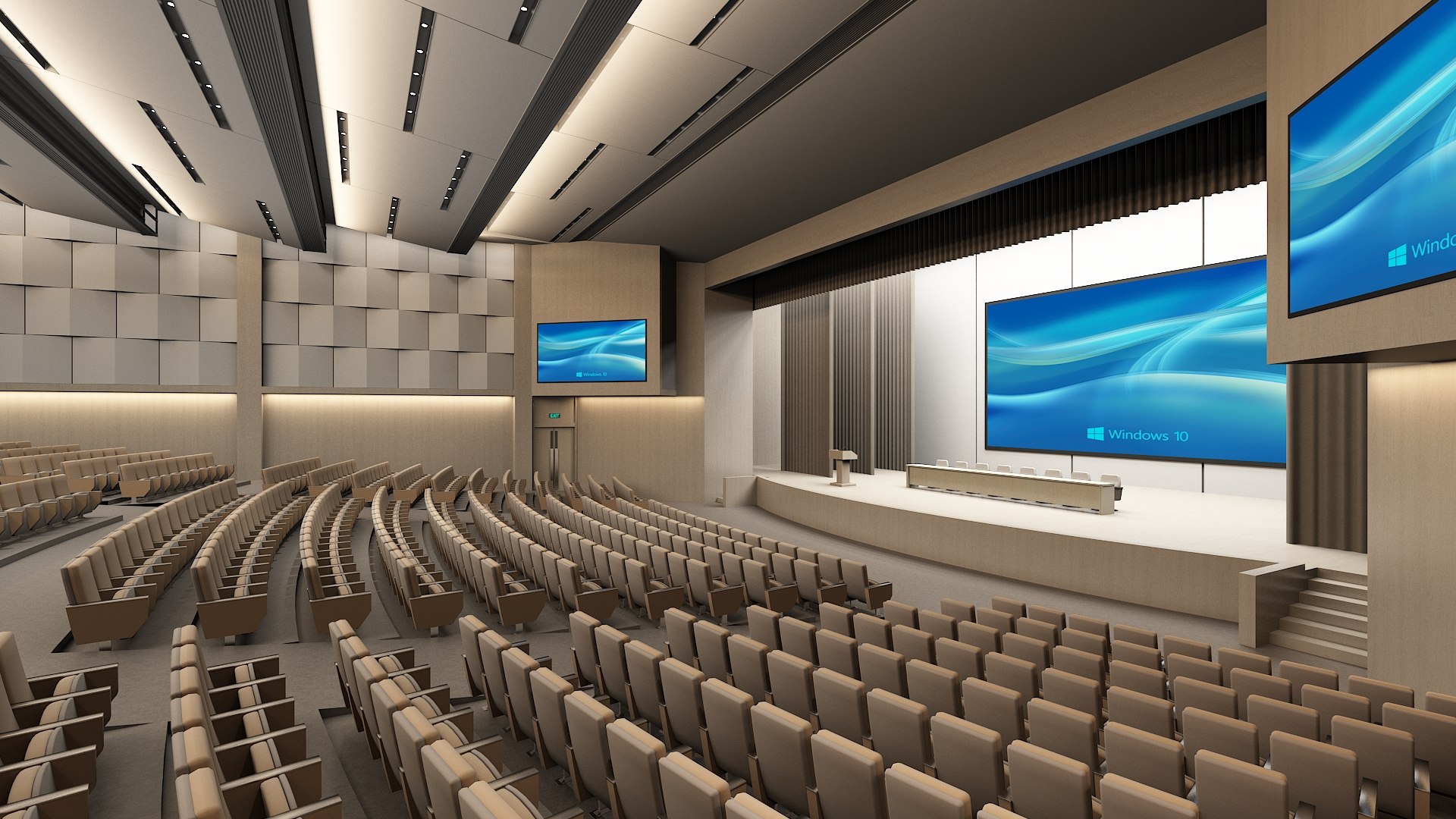 3D Lecture Hall 24 Model - TurboSquid 2196375