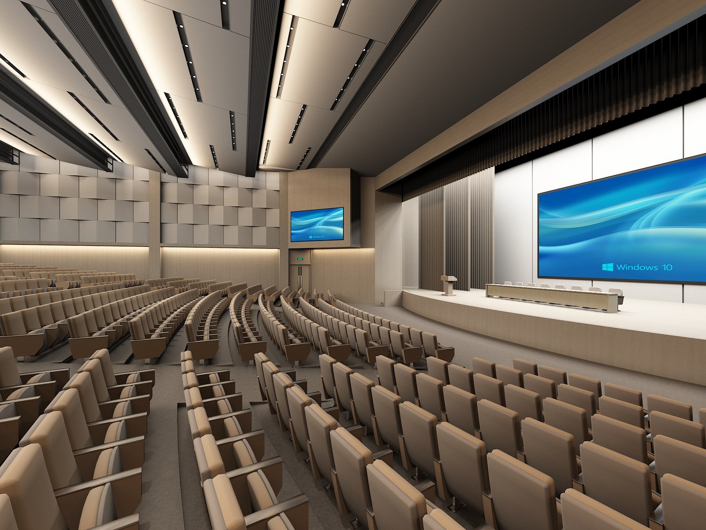 3D Lecture Hall 24 Model - TurboSquid 2196375