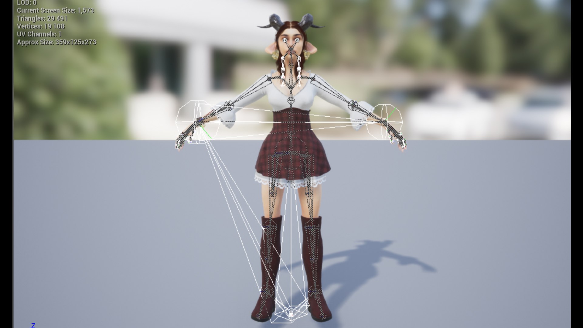 3D Goat Girl Model - TurboSquid 1680874
