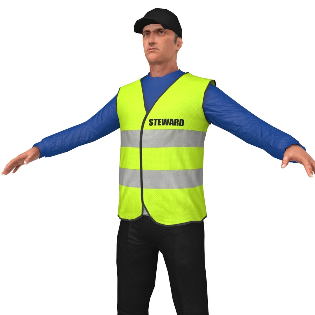 Safety Steward 3D - TurboSquid 1302287