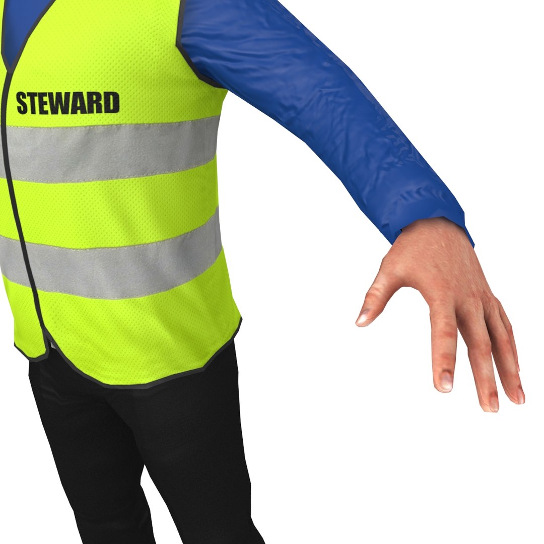 Safety Steward 3D - TurboSquid 1302287
