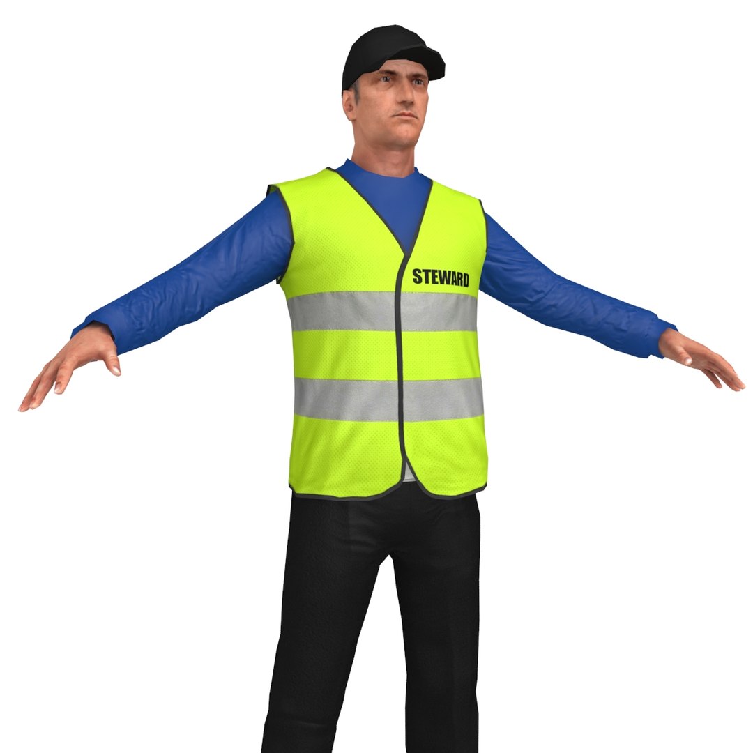 Safety Steward 3D - TurboSquid 1302287