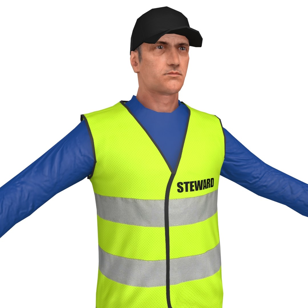 Safety Steward 3D - TurboSquid 1302287