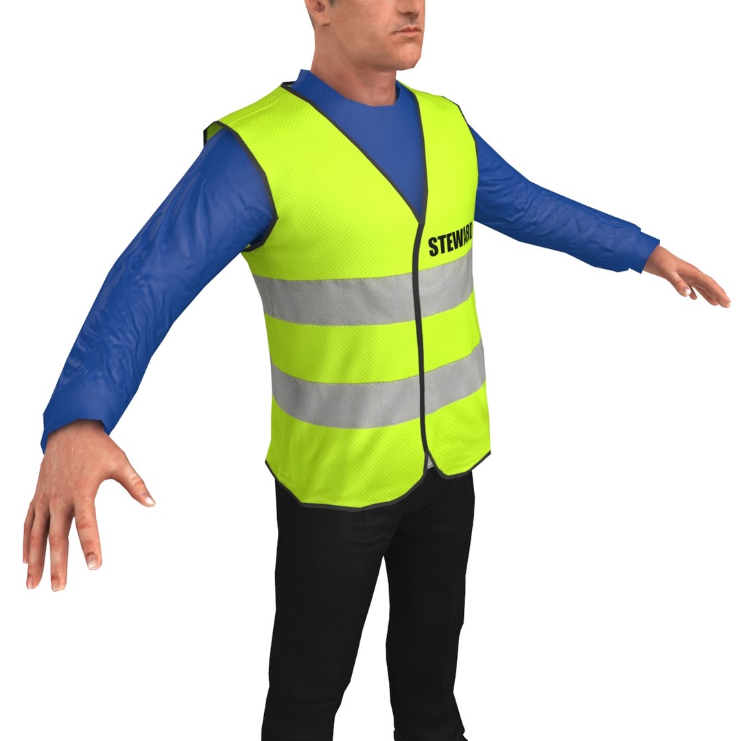 Safety Steward 3D - TurboSquid 1302287