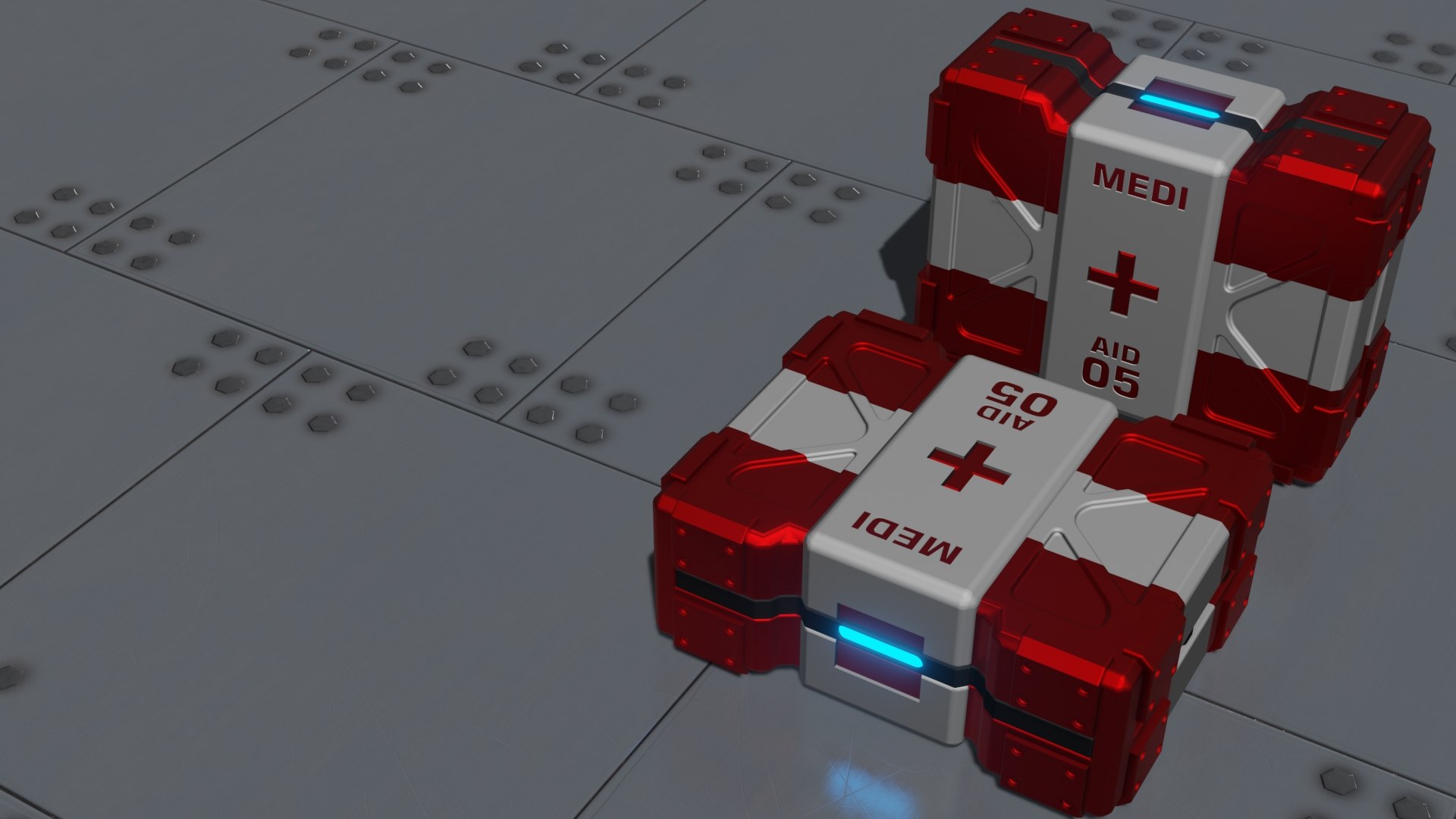 3D Model Sci-Fi First Aid 3D Model - TurboSquid 1900418