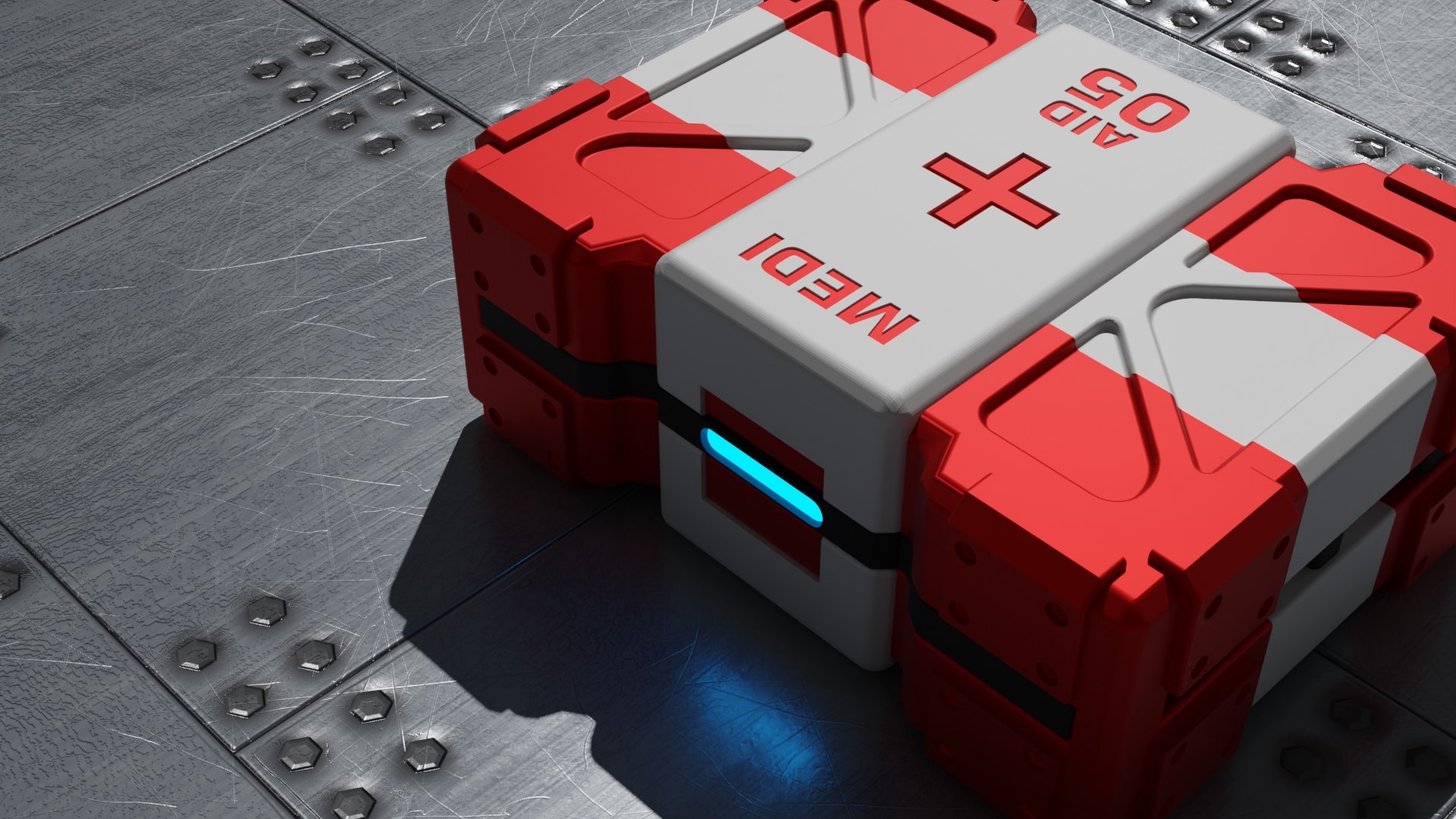 3D Model Sci-Fi First Aid 3D Model - TurboSquid 1900418