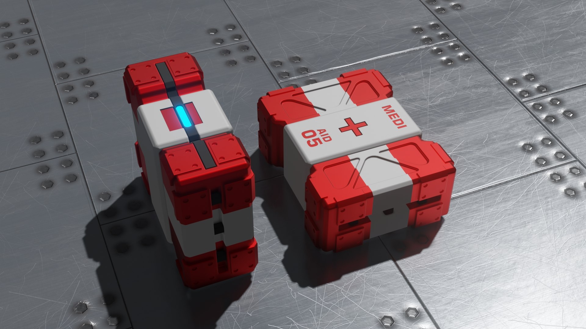 3D Model Sci-Fi First Aid 3D Model - TurboSquid 1900418