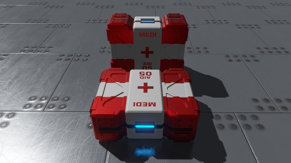 modelo 3d Sci-Fi First Aid 3D model - TurboSquid 1900418