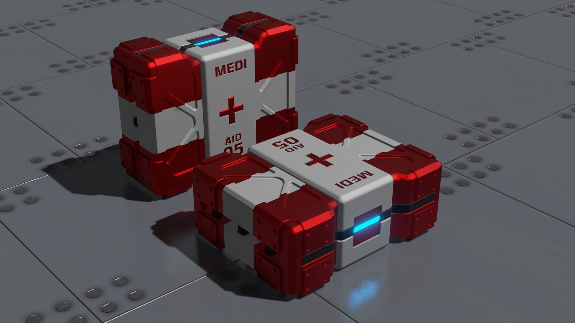 3D Model Sci-Fi First Aid 3D Model - TurboSquid 1900418