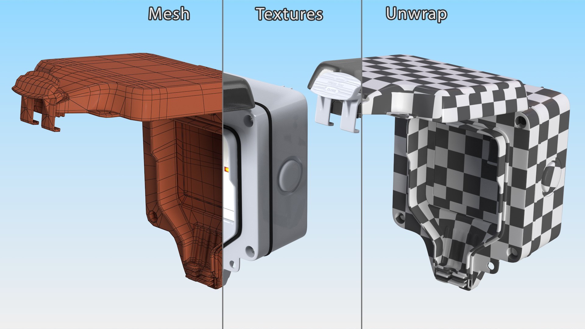 Electrical Socket Outdoor Wall Single 3D Model - TurboSquid 2157055