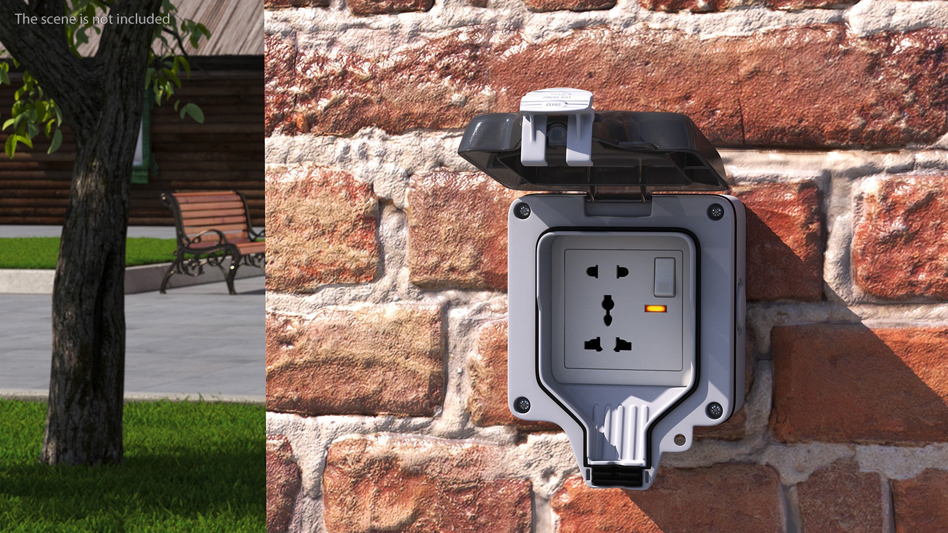 Electrical Socket Outdoor Wall Single 3D Model - TurboSquid 2157055