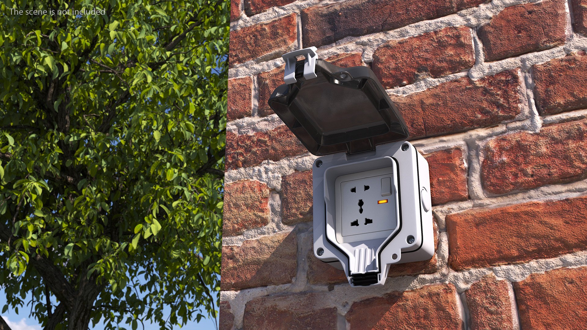 Electrical Socket Outdoor Wall Single 3D Model - TurboSquid 2157055