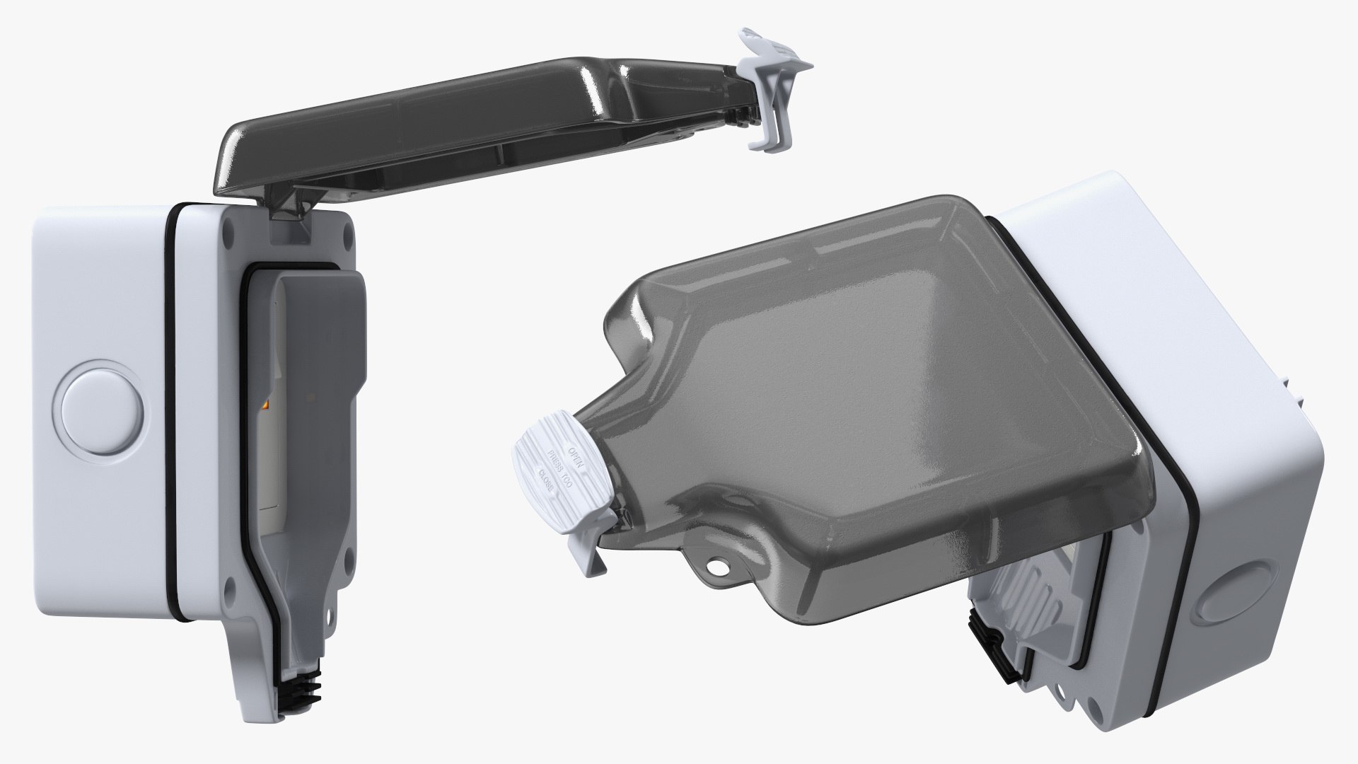 Electrical Socket Outdoor Wall Single 3D Model - TurboSquid 2157055