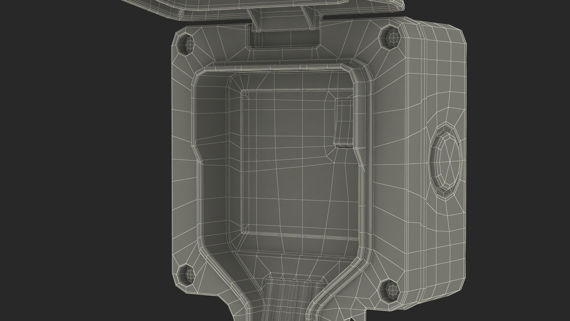 Electrical Socket Outdoor Wall Single 3D model - TurboSquid 2157055