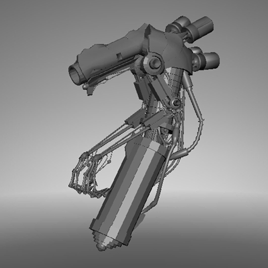 maya conceptgun gun concept