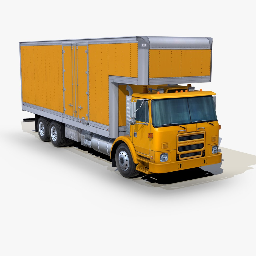 Box Truck Model - TurboSquid 2426314