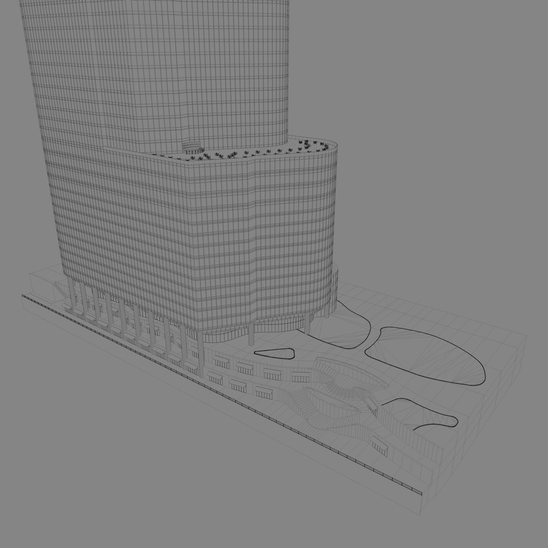 Trump Tower Chicago 3d Model