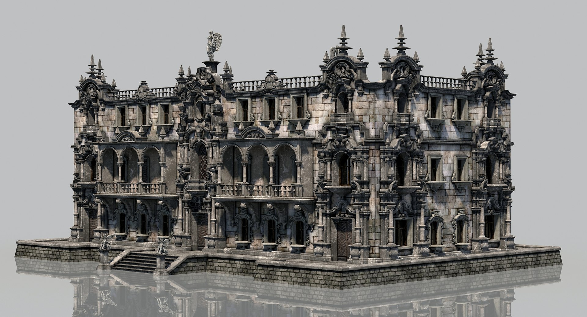 3D Grim House Build - TurboSquid 1308363