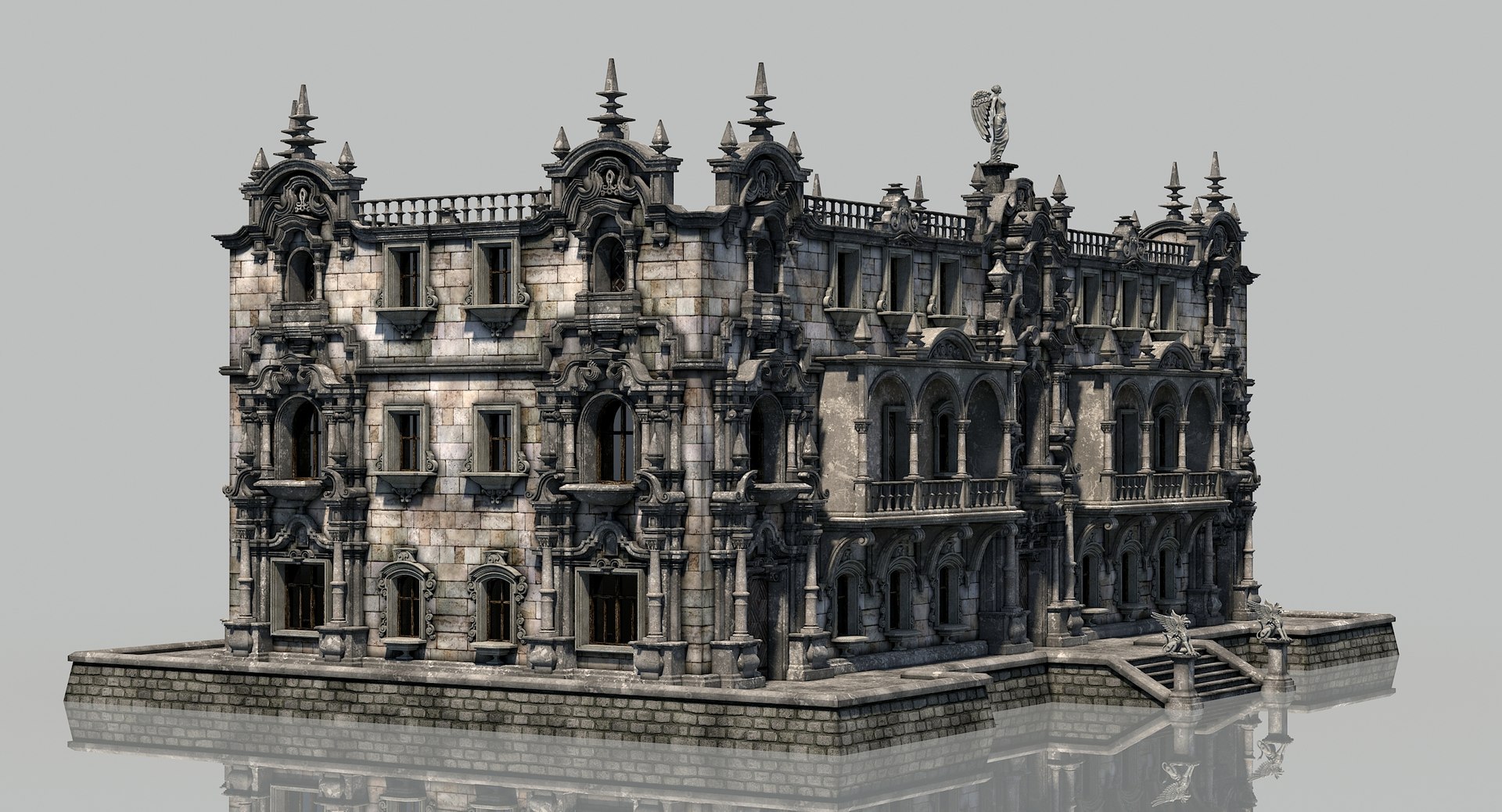 3D Grim House Build - TurboSquid 1308363