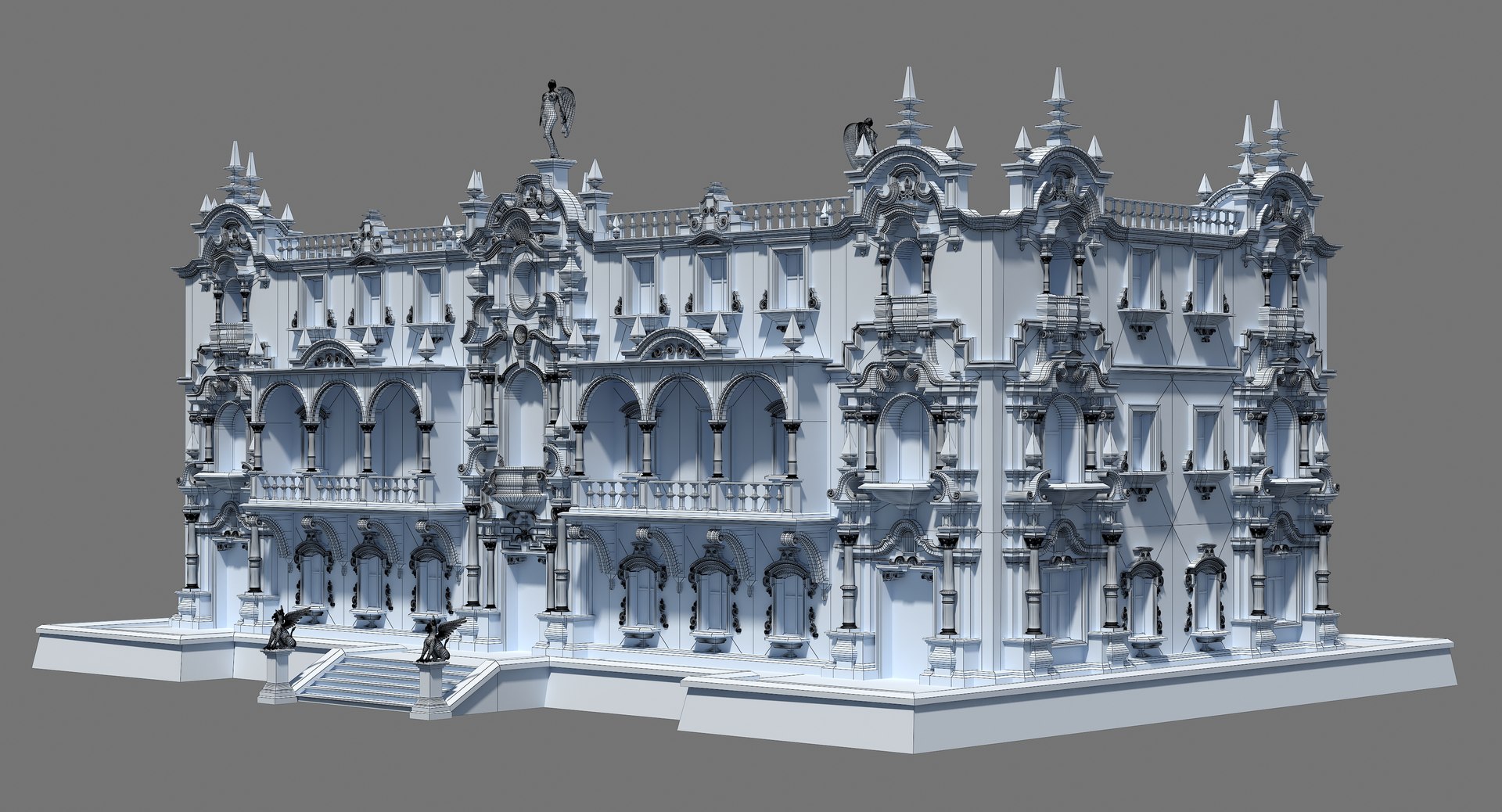 3D Grim House Build - TurboSquid 1308363