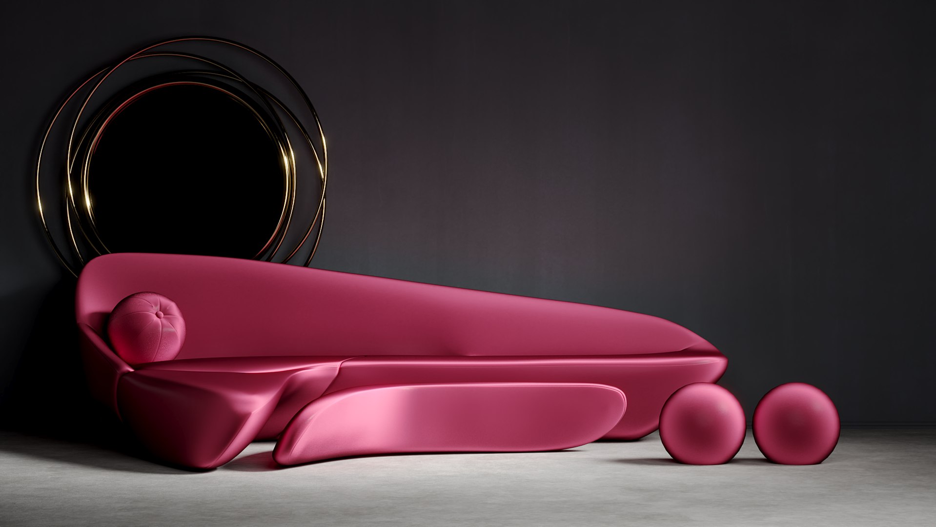 3D Model Organic Sofa - Moon System - TurboSquid 2184879