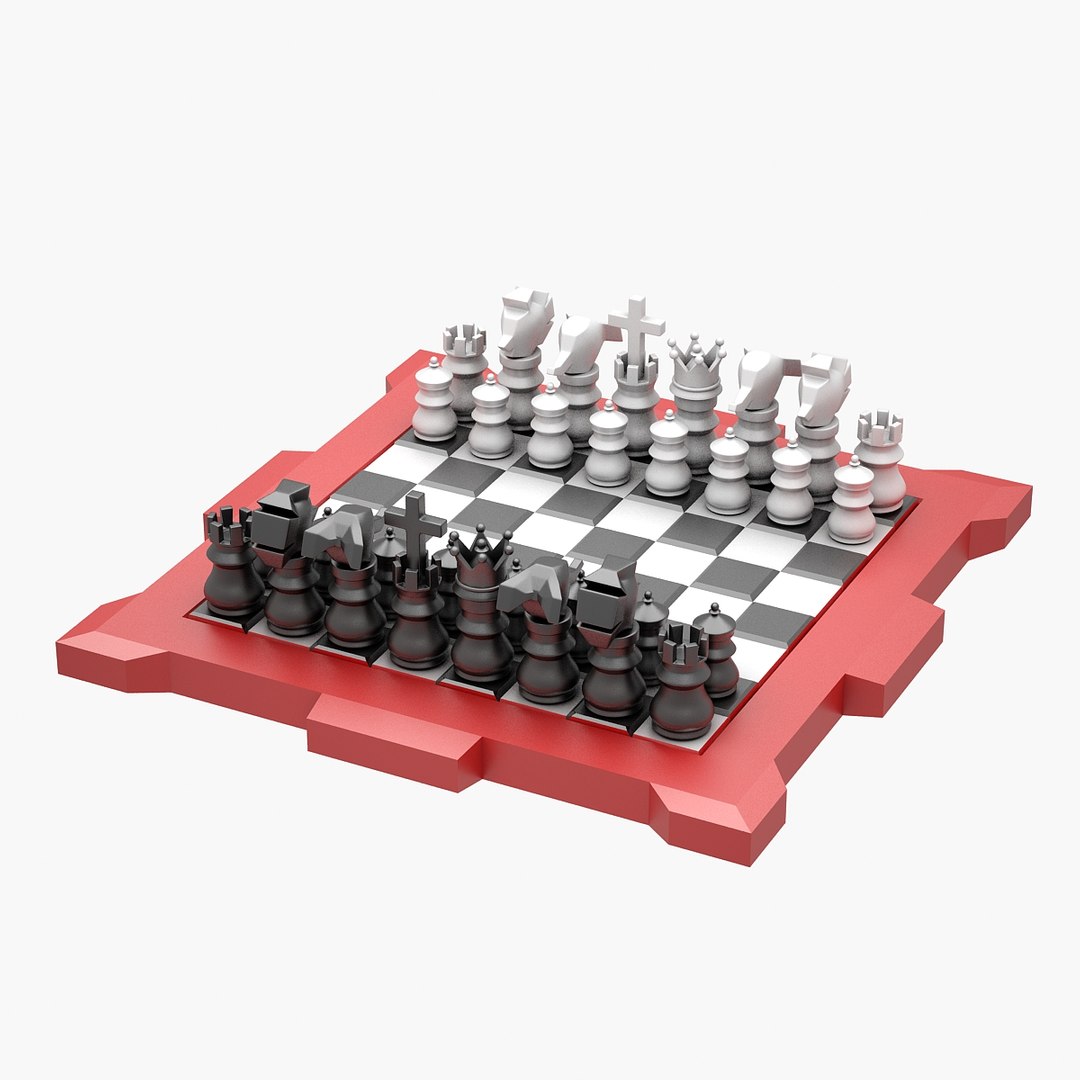 3D model chess set highpoly - TurboSquid 1695691