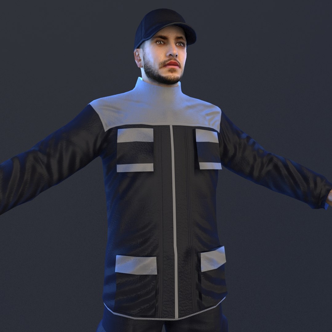 3D Model Mechanic Man - TurboSquid 1412365