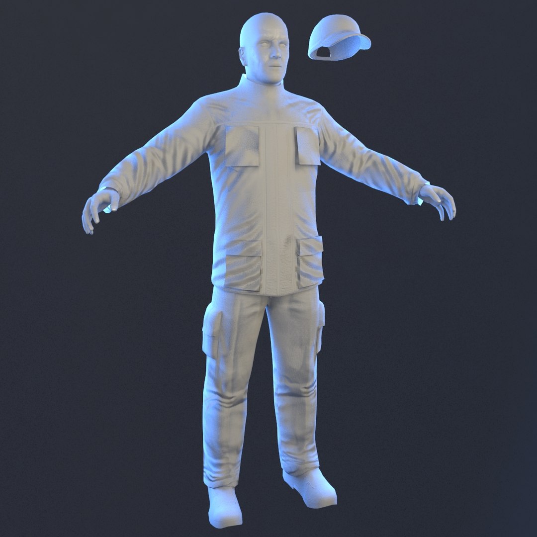 3D model mechanic man - TurboSquid 1412365