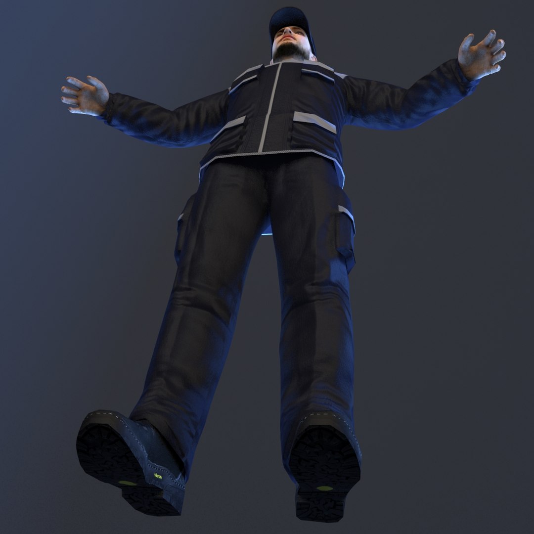 3D Model Mechanic Man - TurboSquid 1412365