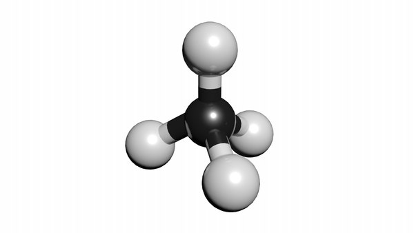 Ch4 molecule methane 3D model - TurboSquid 1425569