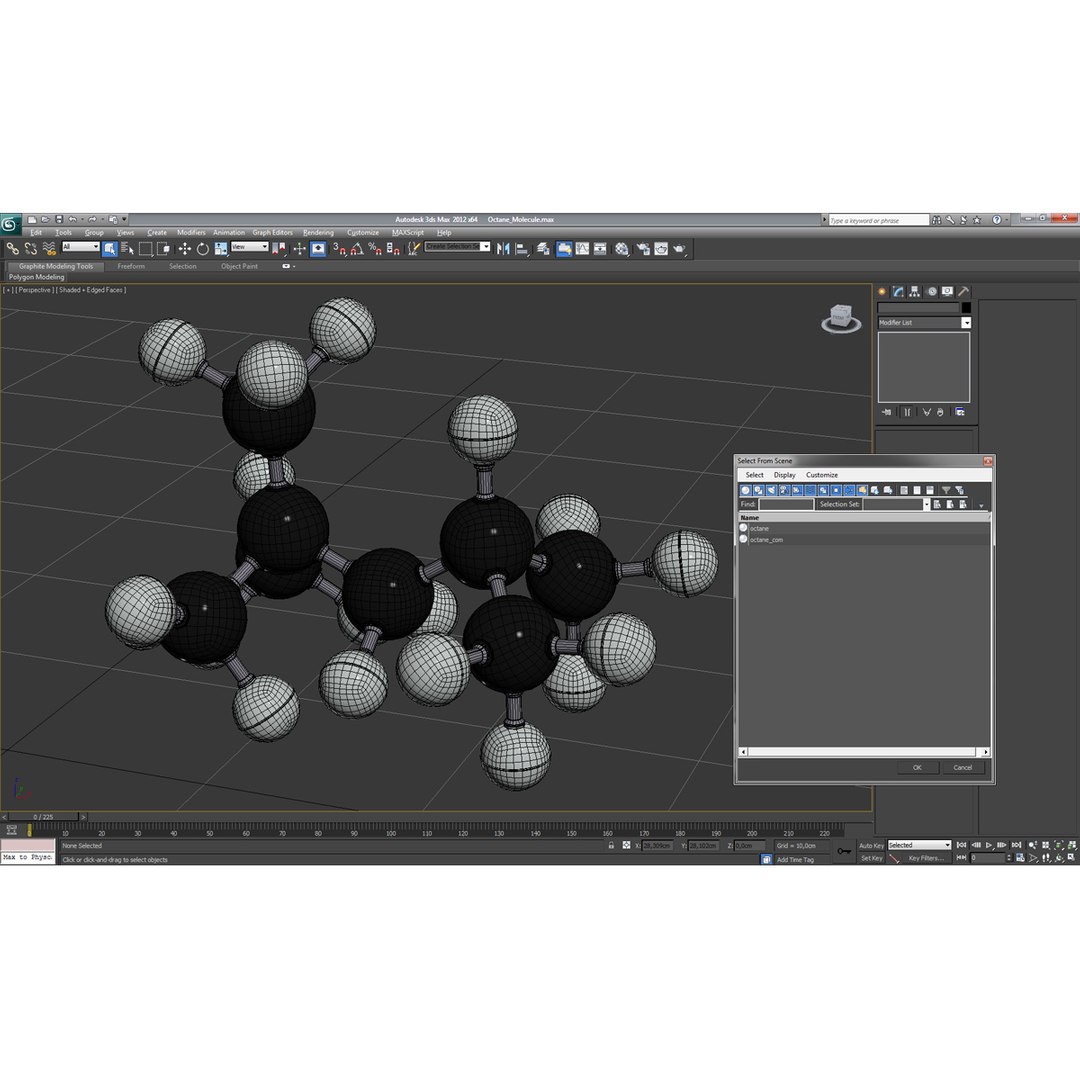 octane molecule max