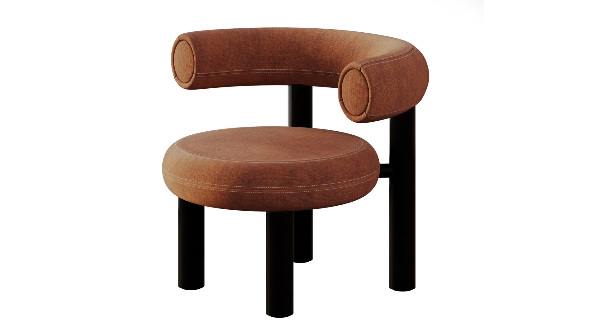 Chair Tom Dixon Lounge Hallingdal Fat 3D model - TurboSquid 2069176