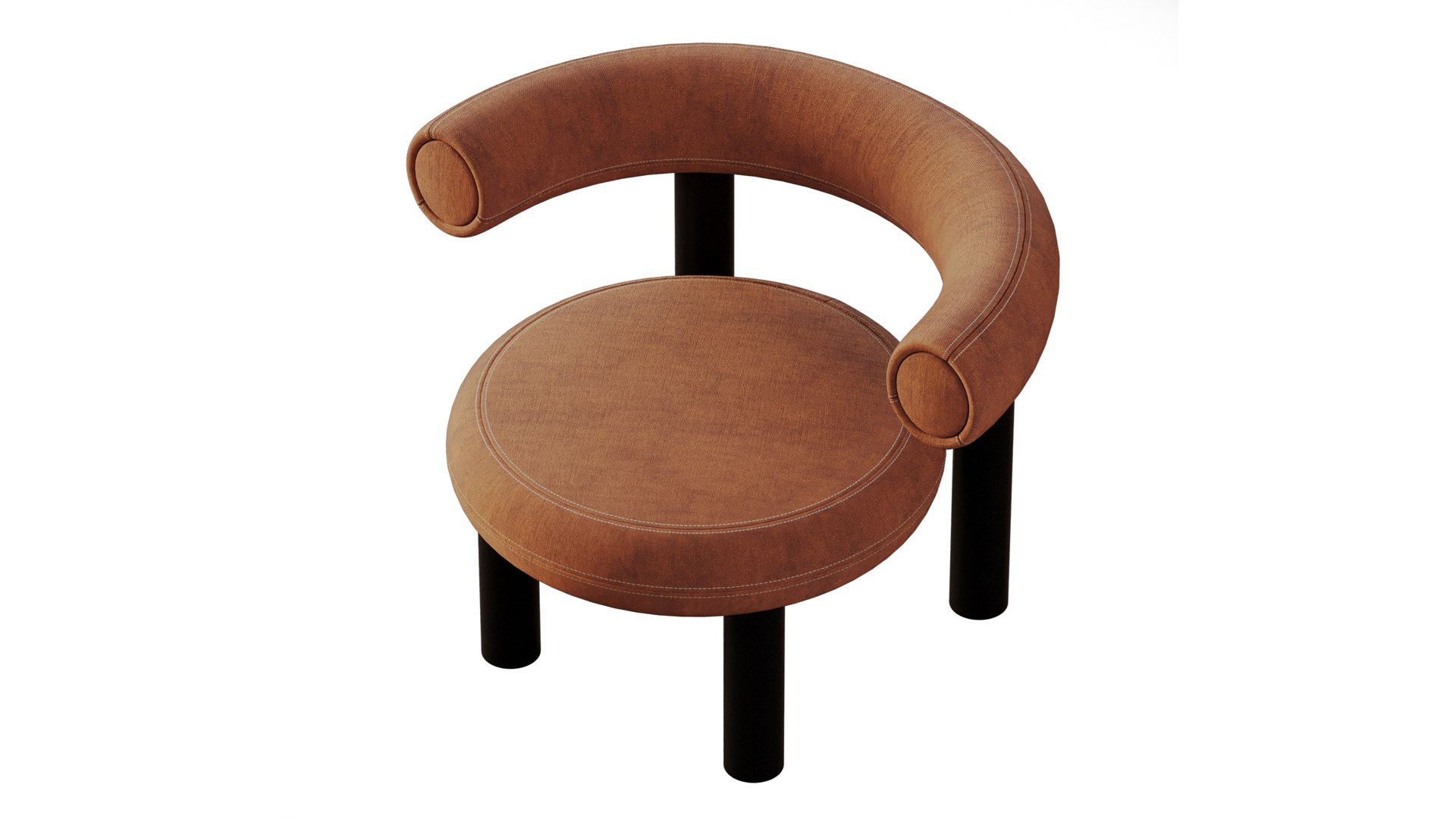 Chair Tom Dixon Lounge Hallingdal Fat 3D model - TurboSquid 2069176