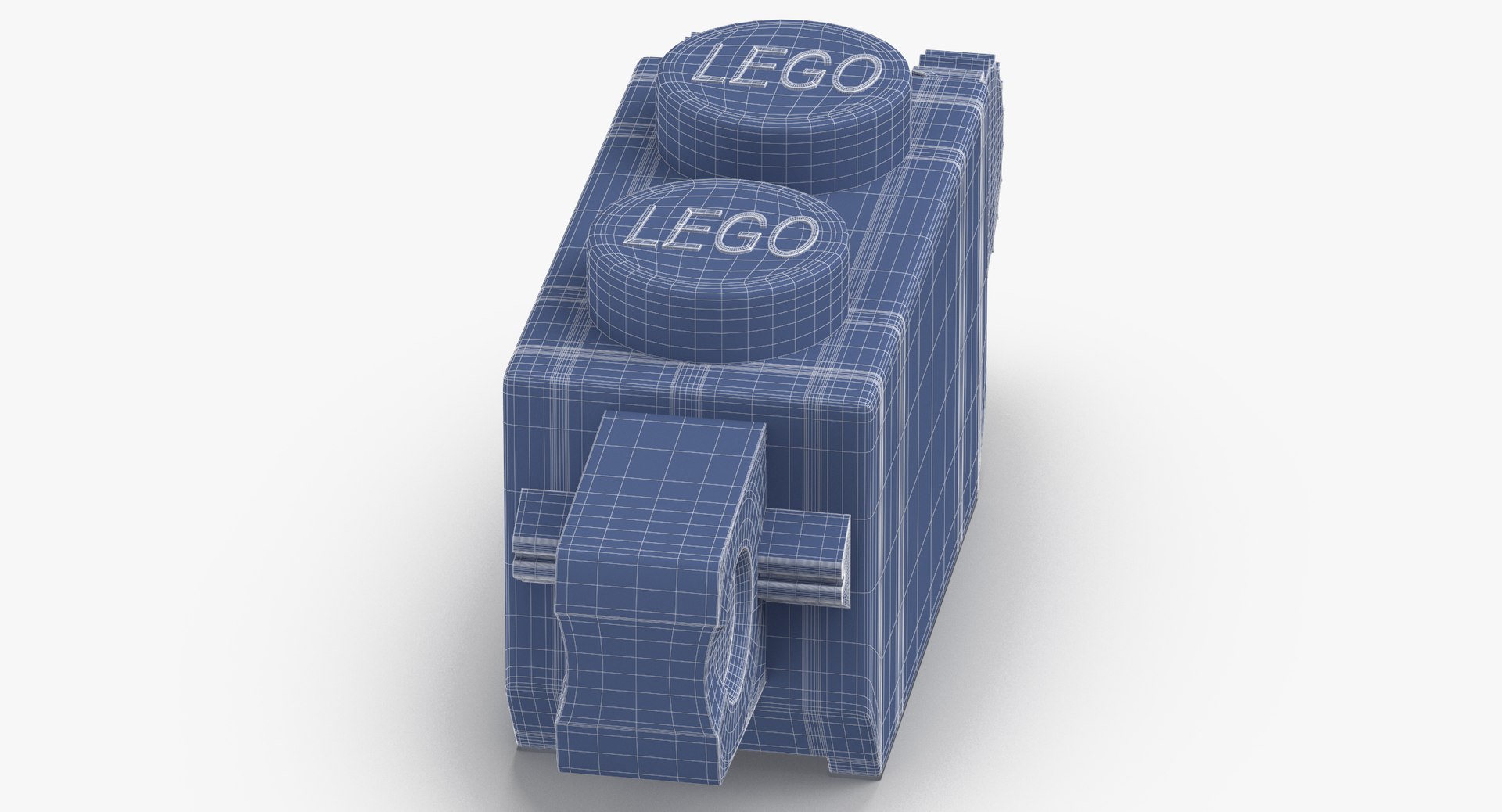 Lego Brick 1x2 Click 3D Model - TurboSquid 1409383