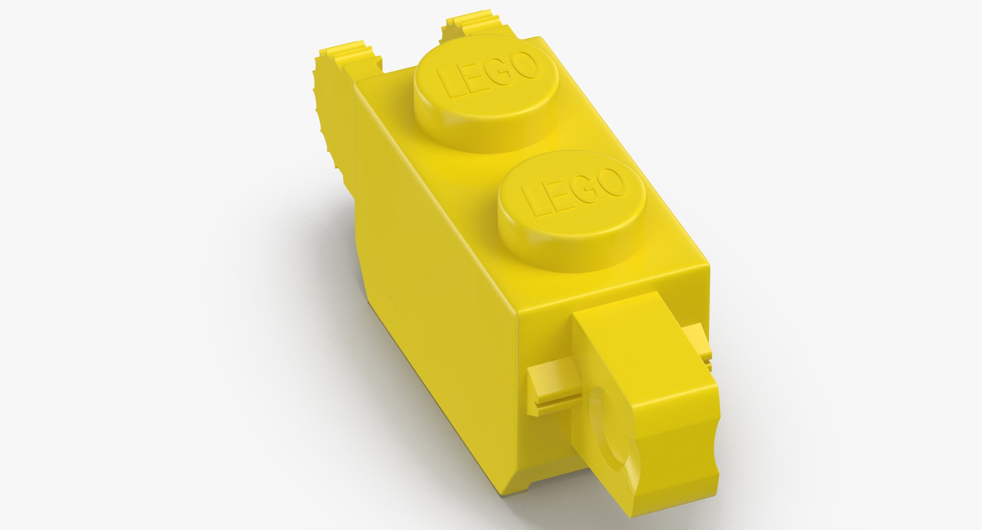 Lego Brick 1x2 Click 3D Model - TurboSquid 1409383