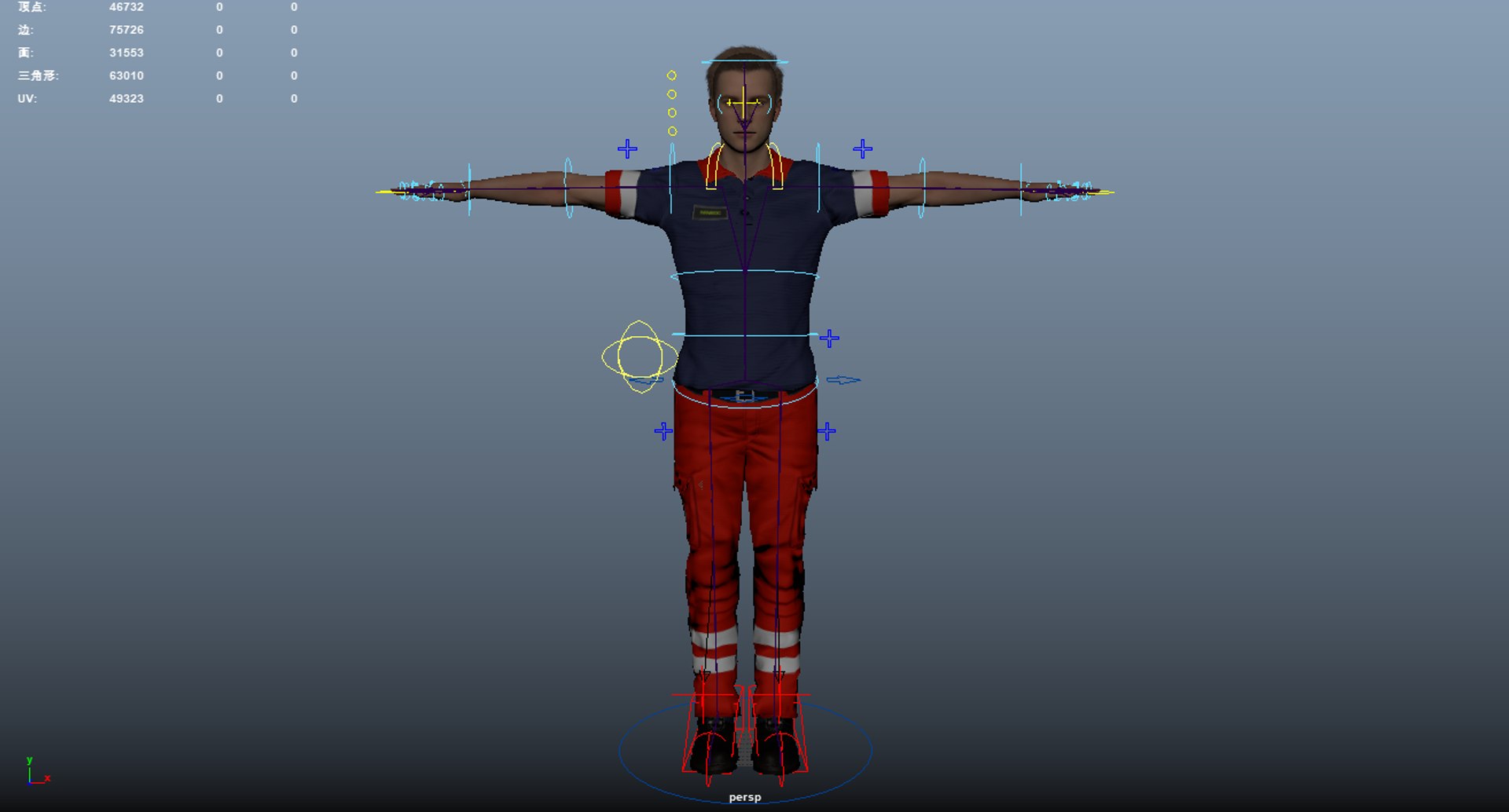 3D Model Paramedic Rigged - TurboSquid 2256277