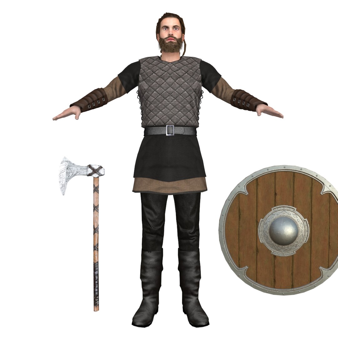 3D rigged viking - TurboSquid 1501783
