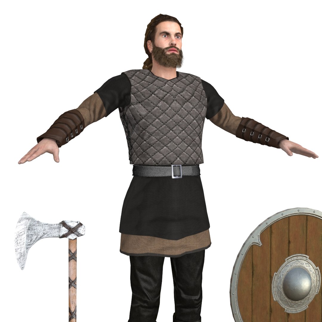 3D rigged viking - TurboSquid 1501783