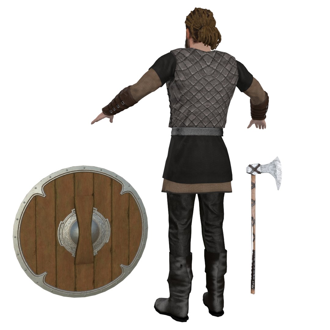 3D rigged viking - TurboSquid 1501783
