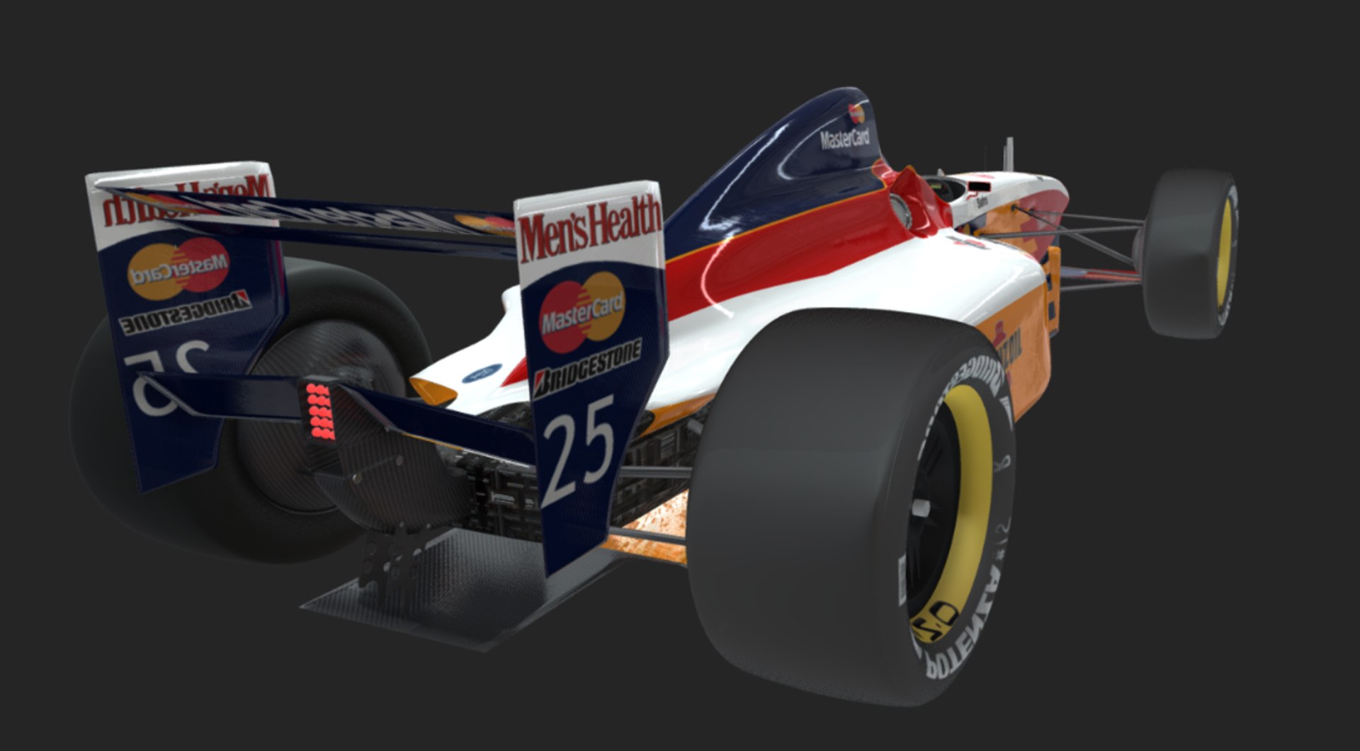3D formula 97 lola mastercard model - TurboSquid 1498504